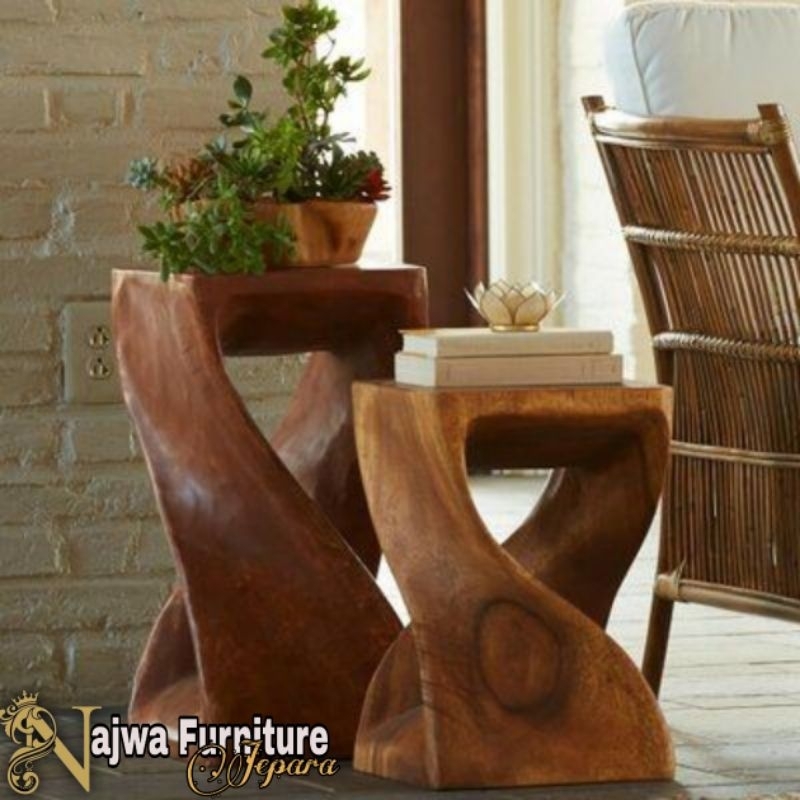 Jual END TABLE SUAR WOOD SIDE TABLE SUAR WOOD PREMIUM MEJA HIAS ...