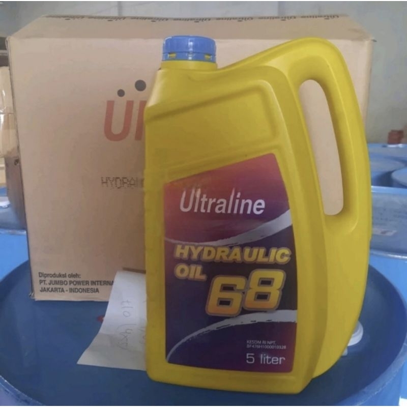 Jual Ultraline Hydraulic 68 / Oli Hidrolik / Turalik / Oli 10 / Oli Compresor - 5L | Shopee ...