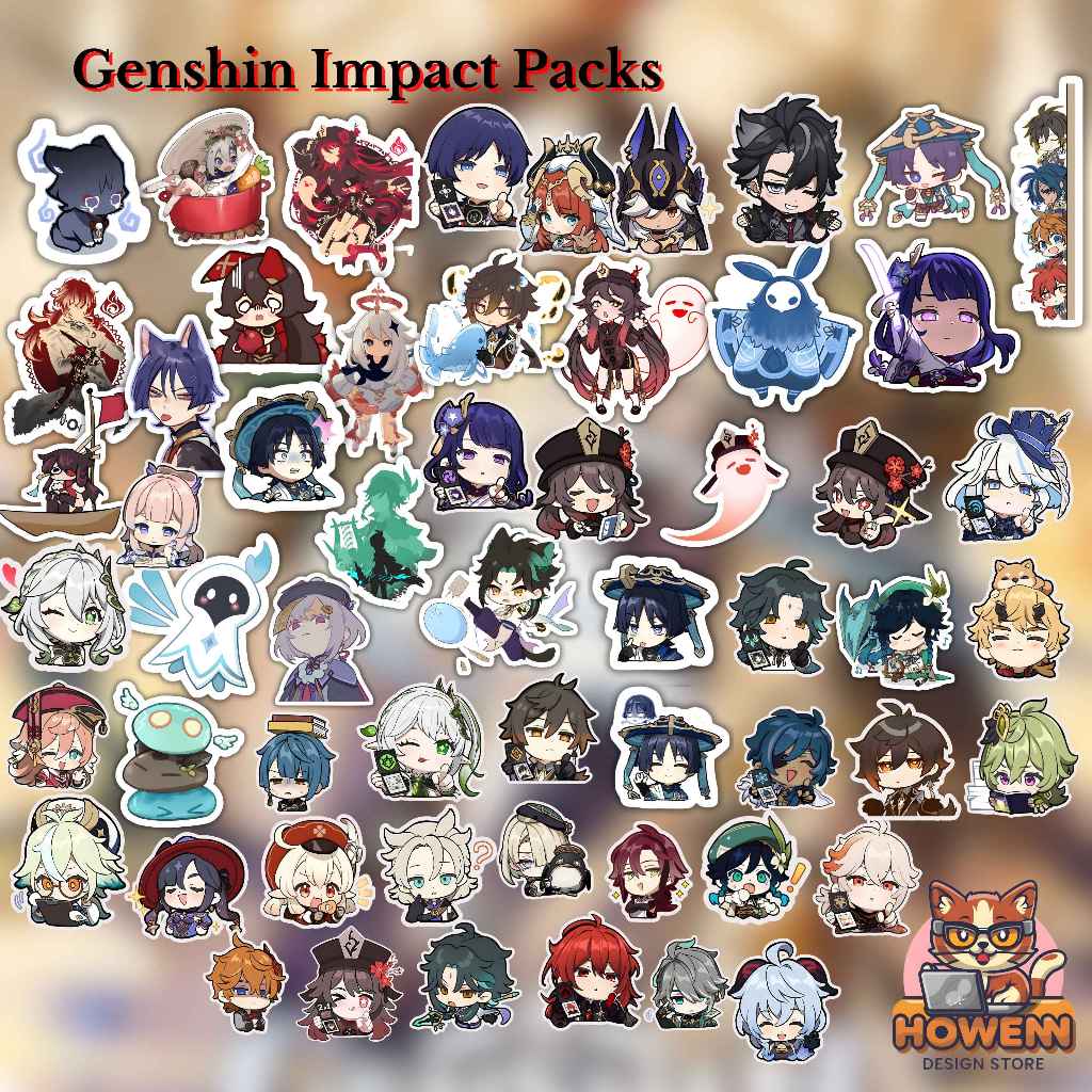 Jual HDS - STIKER PACKS GENSHIN IMPACT | 10 STIKER | RANDOM | Shopee ...