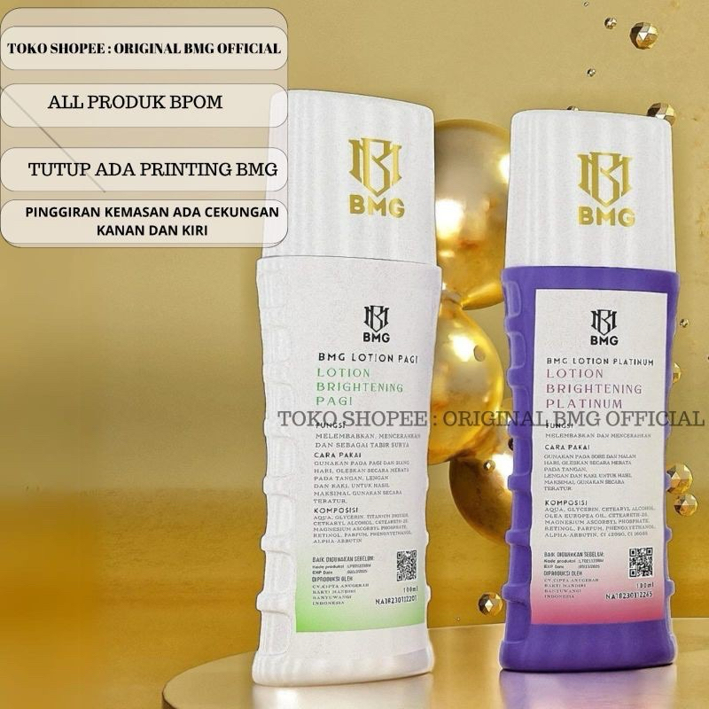 Jual [BMG ORIGINAL] LOTION ANGGUR UNGU / WHITENING BODY LOTION BPOM 100 ...