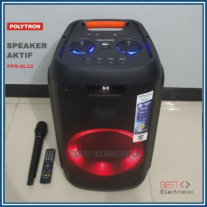 Jual SPEAKER AKTIF POLYTRON PPS 8L12 PPS8L12 PPS-8L12 BLUETOOTH PARTY ...