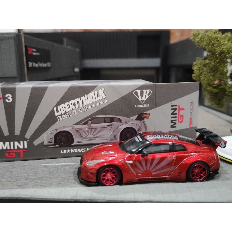 Jual Mini GT LB Works Nissan GTR Candy Red (Wrong Box) | Shopee Indonesia