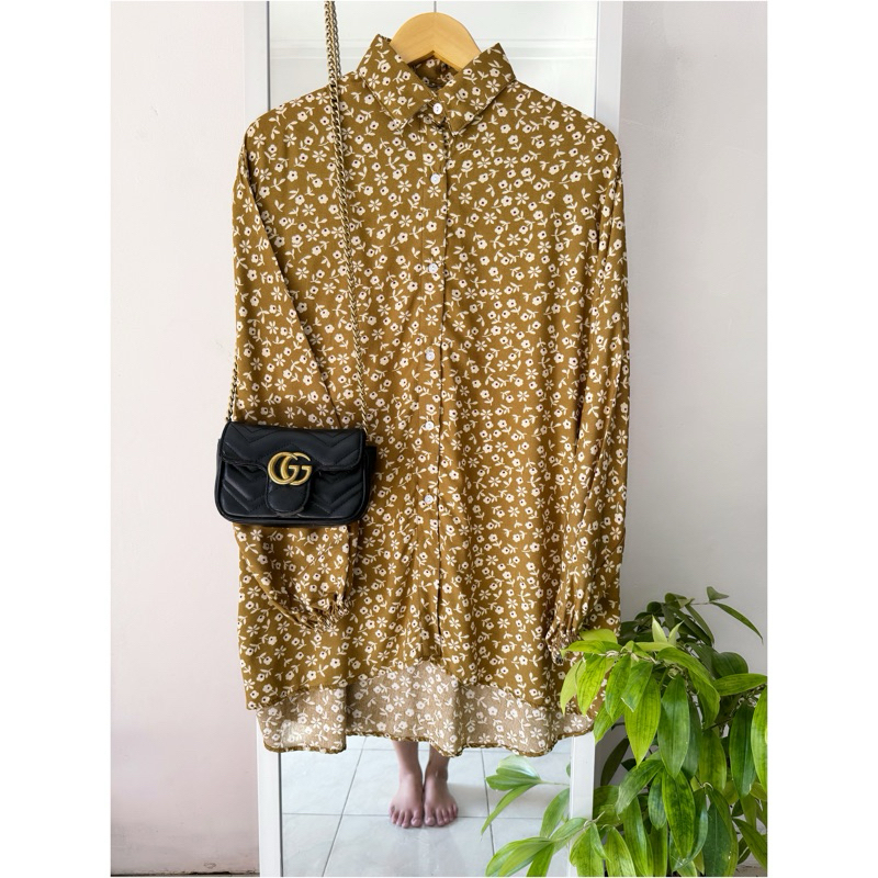 Jual OVERSIZE BLOUSE MOTIF - ATASAN RAYON FULL KANCING JUMBO / KEMEJA ...