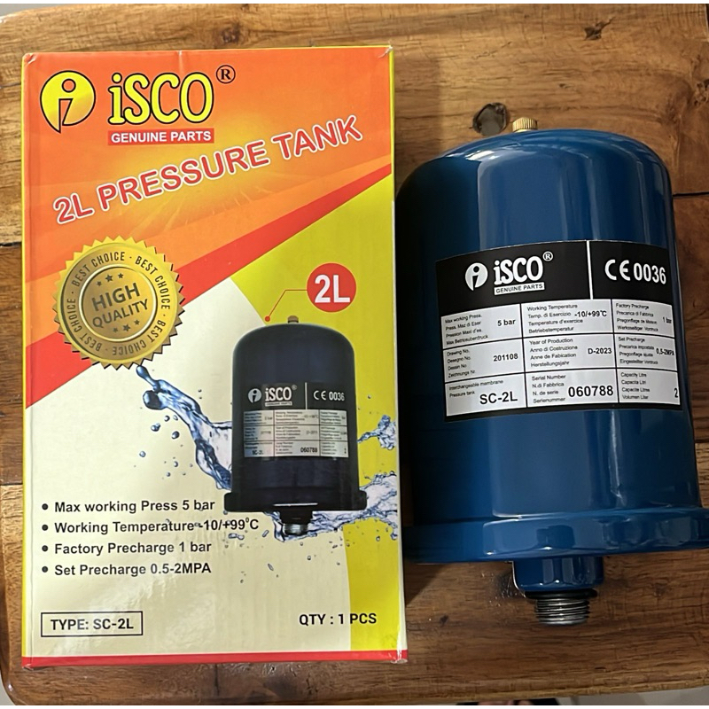 Jual Tabung pompa ps 130 ISCO - Tabung pompa air 2L Drat 1/2 - Tabung ...