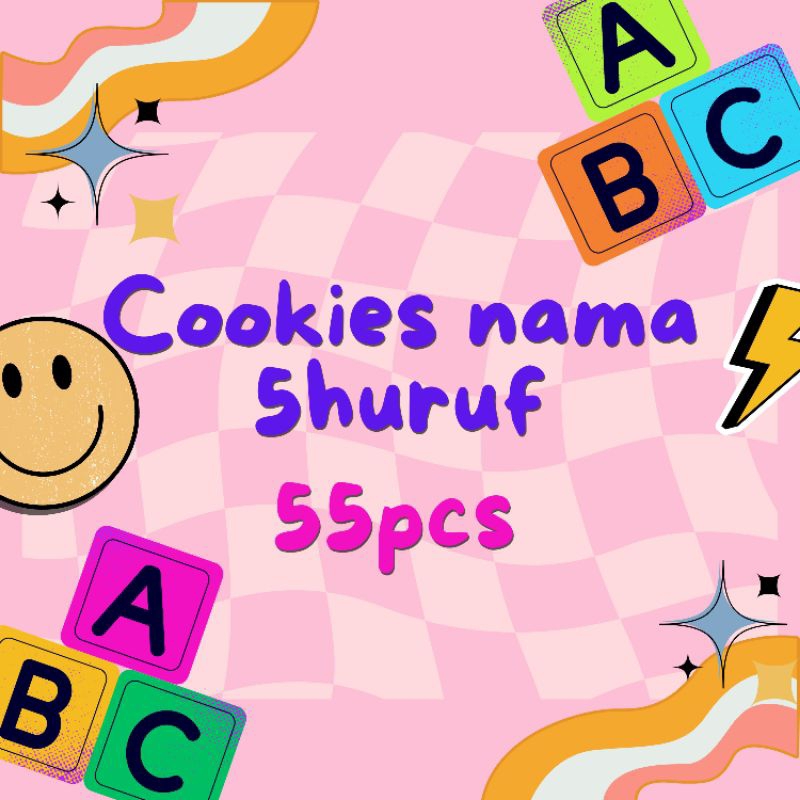 Jual cookies nama 5 huruf 55pcs | Shopee Indonesia