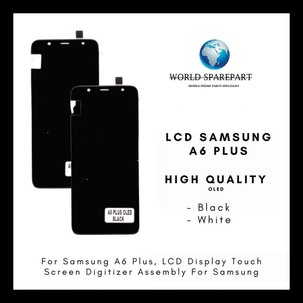 Jual LCD Samsung A6 Plus A605 2018 OLED Original 100% Fullset ...