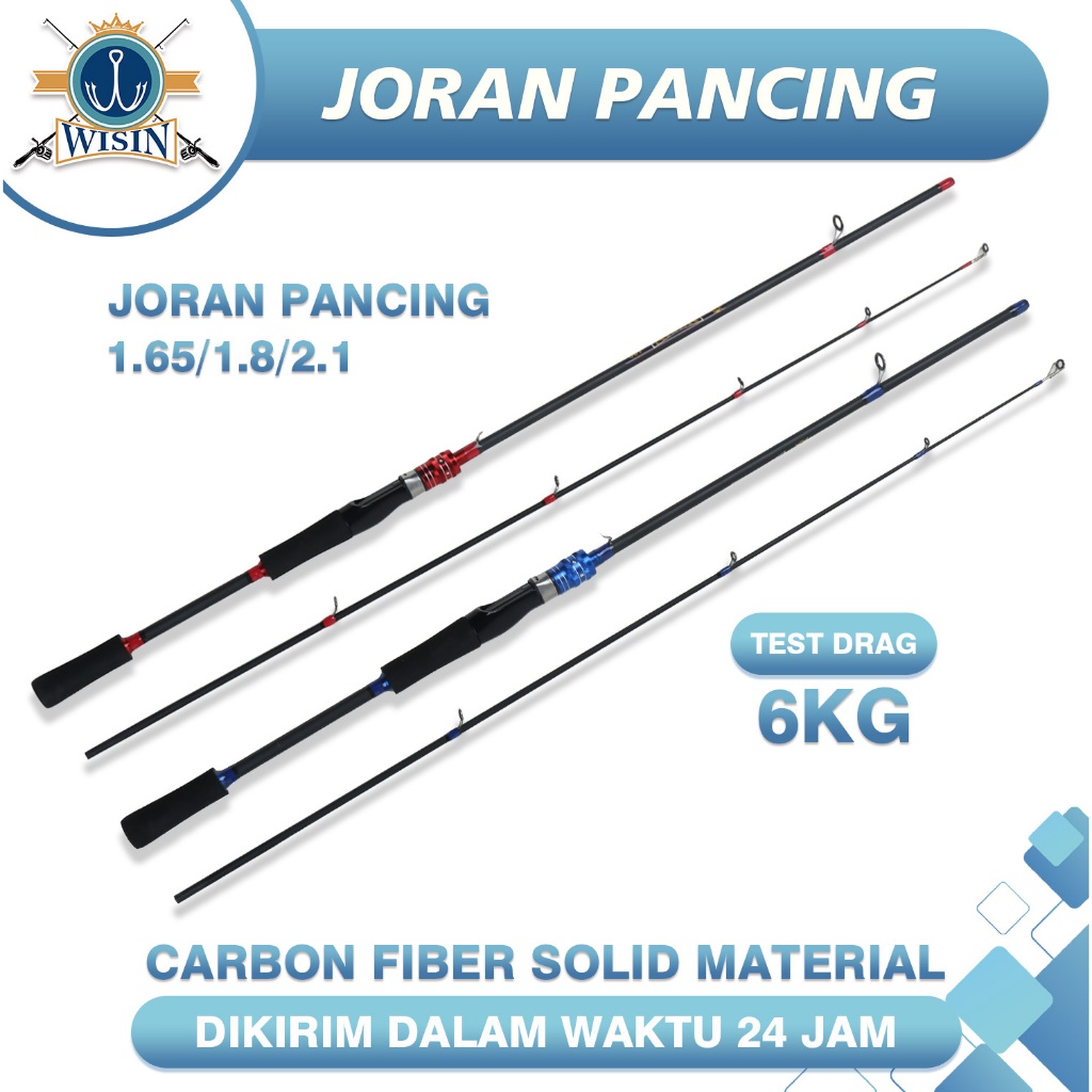 Jual WISIN Jual joran casting Carbon Fiber Max Drag 20kg Spinning Fishing Rod Baitcasting ...