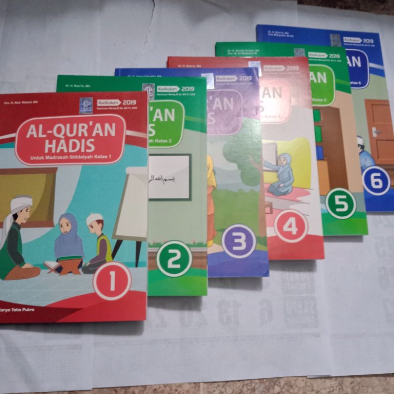 Jual al quran hadis mi kelas 1 2 3 4 5 6 kurikulum 2019 toha putra | Shopee Indonesia