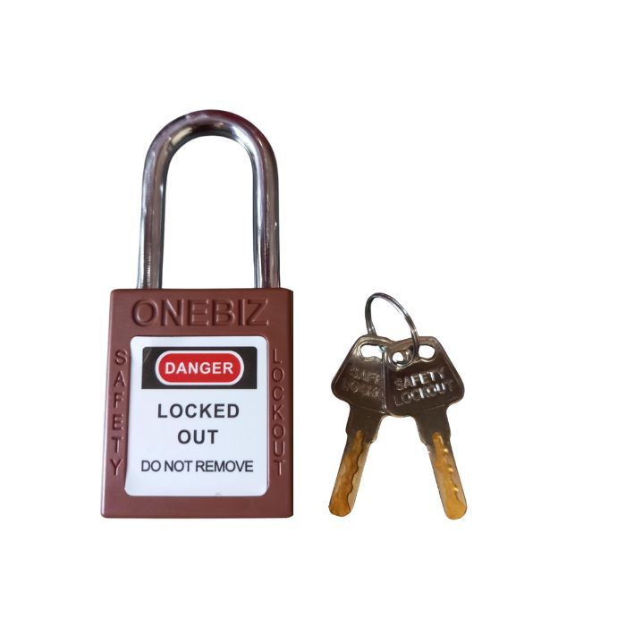 Jual LOTOTO (Lockout Tagout Tryout) Padlock Brown Gembok Safety LOTO ...