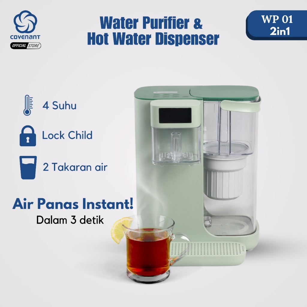 Jual Covenant WP01 Water Purifier & Dispeneser 2in1 With Filter penjernih air minum Tangerang ...