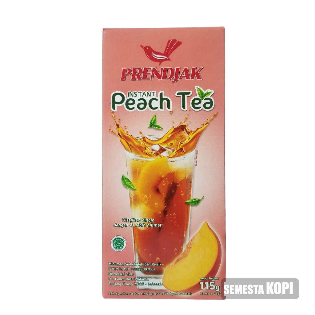 Jual Teh Prendjak Instan Peach Tea ( Buah Persik ) - 5 sachet @ 23g | Shopee Indonesia