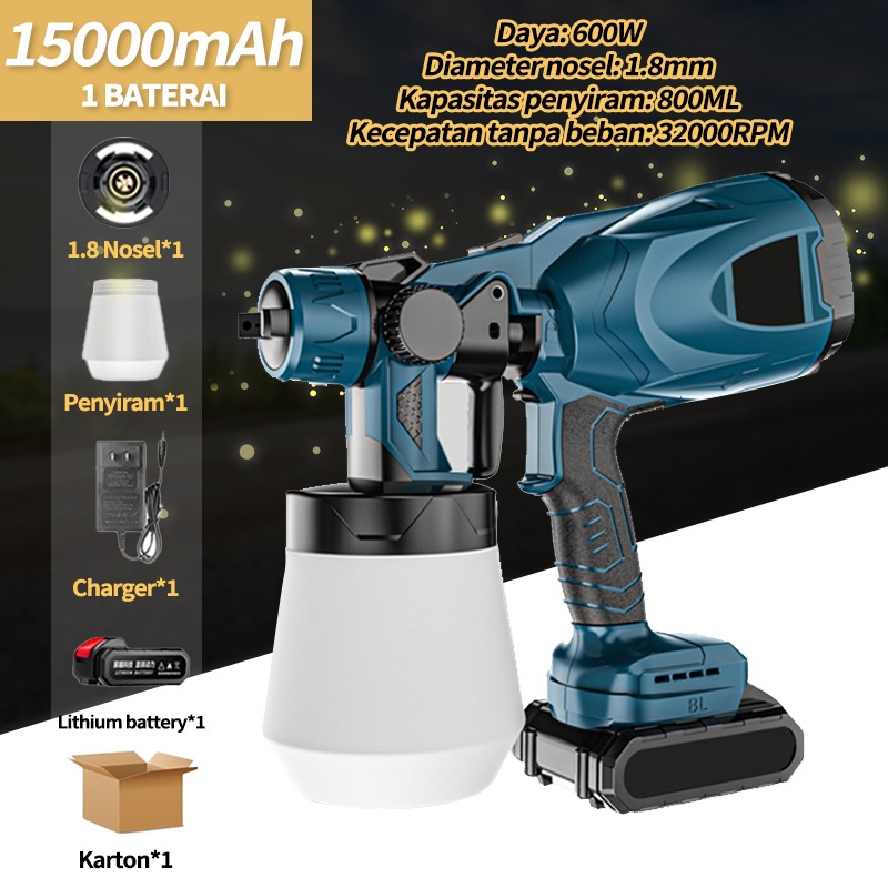 Jual Electric Spray Gun 800ML 550WATT Alat Semprot Cat Listrik Pistol ...