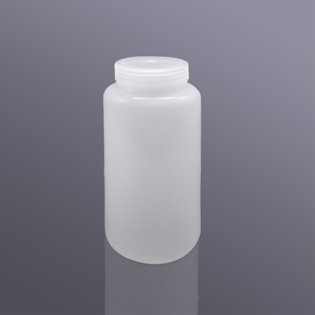 Jual Plastic reagent bottle wide mouth HDPE natural colour 8mL 15mL ...