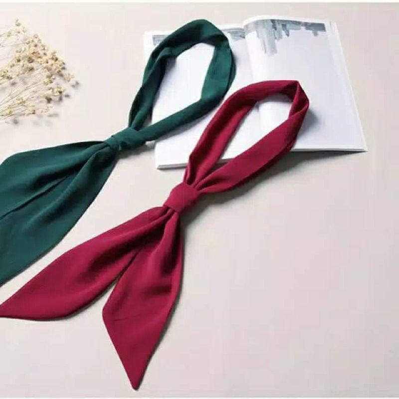 Jual Grosir Syal dasi simple wanita polos korea | Shopee Indonesia