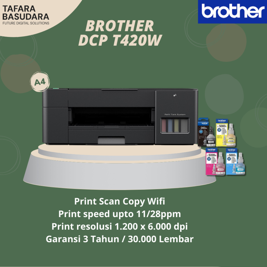 Jual Brother Printer DCP T420W A4 | Shopee Indonesia