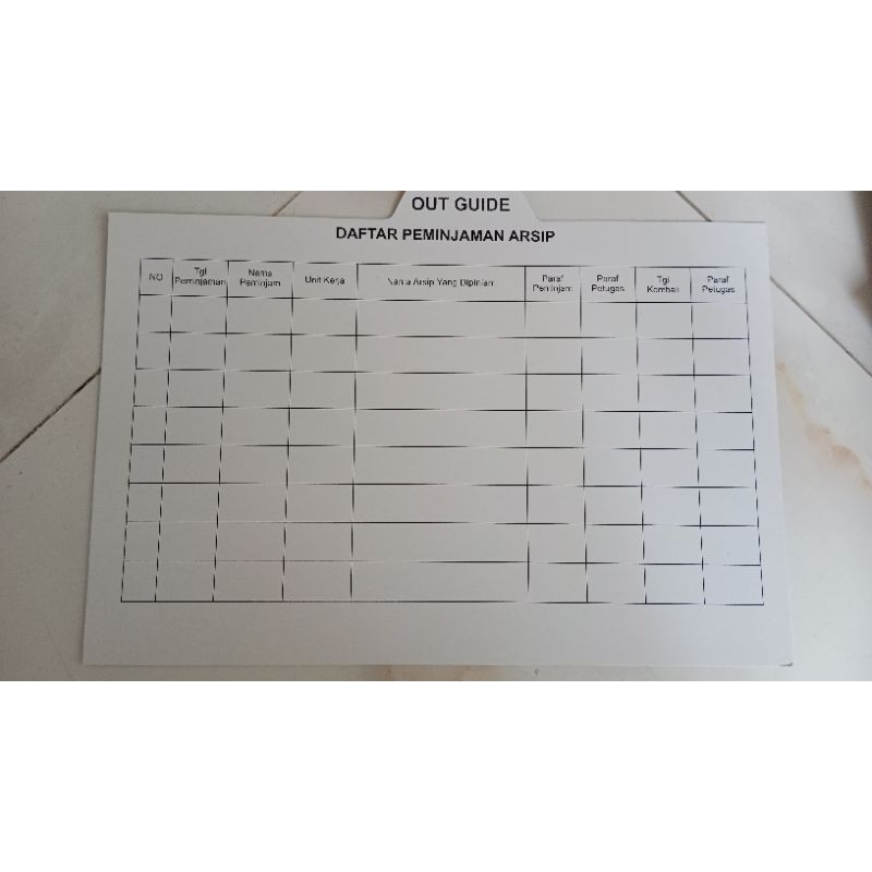 Jual HANGING FILE FOLDER GUIDE HANG MAP GANTUNG MAP ARSIP SEKAT ARSIP | Shopee Indonesia