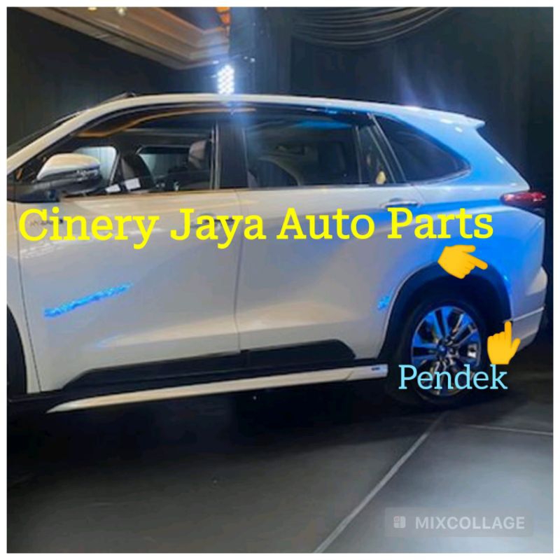 Jual Over FENDER Moulding BEMPER belakang KIRI Innova ZENIX Original ...