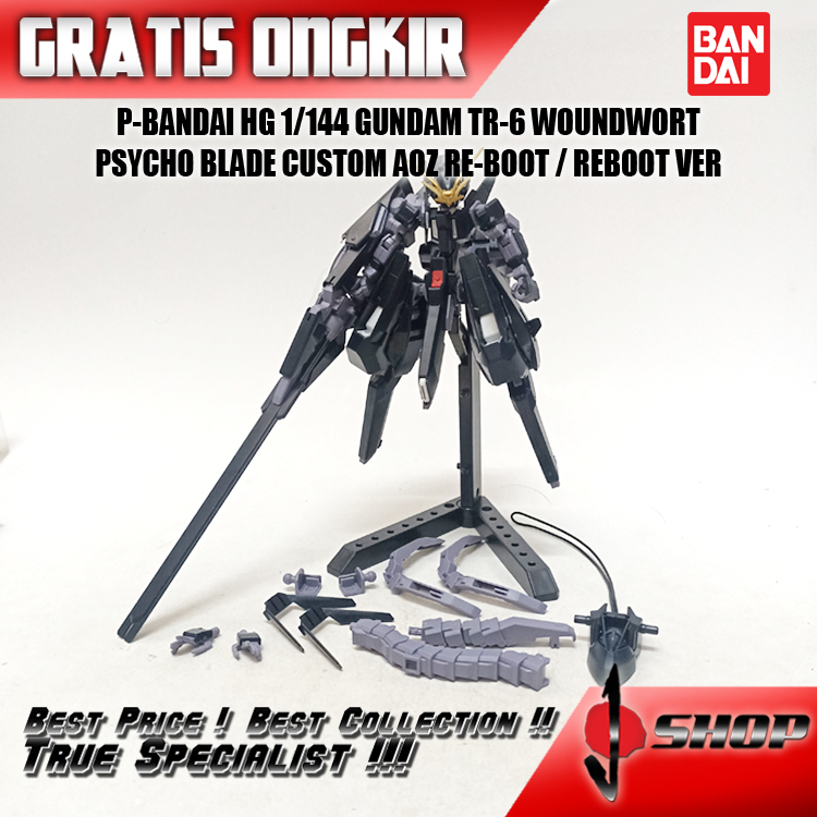 Jual P-BANDAI HG 1-/44 GUNDAM TR-6 WOUNDWORT PSYCHO BLADE CUSTOM AOZ RE-BOOT - REBOOT VER ...