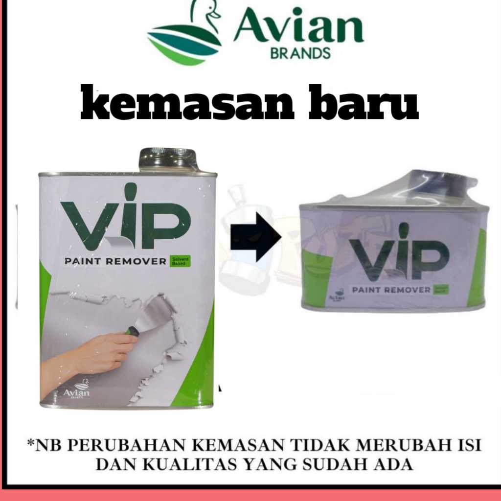 Jual PAINT REMOVER VIP/ PERONTOK CAT mINYAK VIP, Avian Penghapus Cat ...