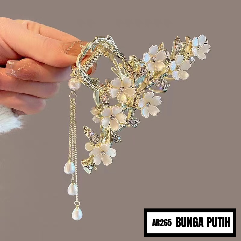 Jual Jepit Rambut Motif Bunga Jedai Jepit Salon Fashion Hair Claw ...