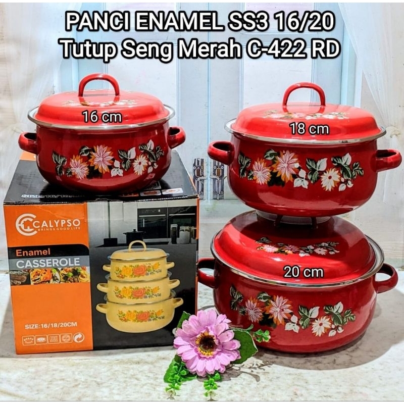 Jual PANCI ENAMEL SET 3PCS | Shopee Indonesia