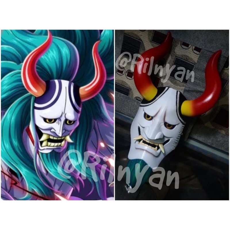 Jual Mask/Topeng Oni Yamato One piece | Shopee Indonesia