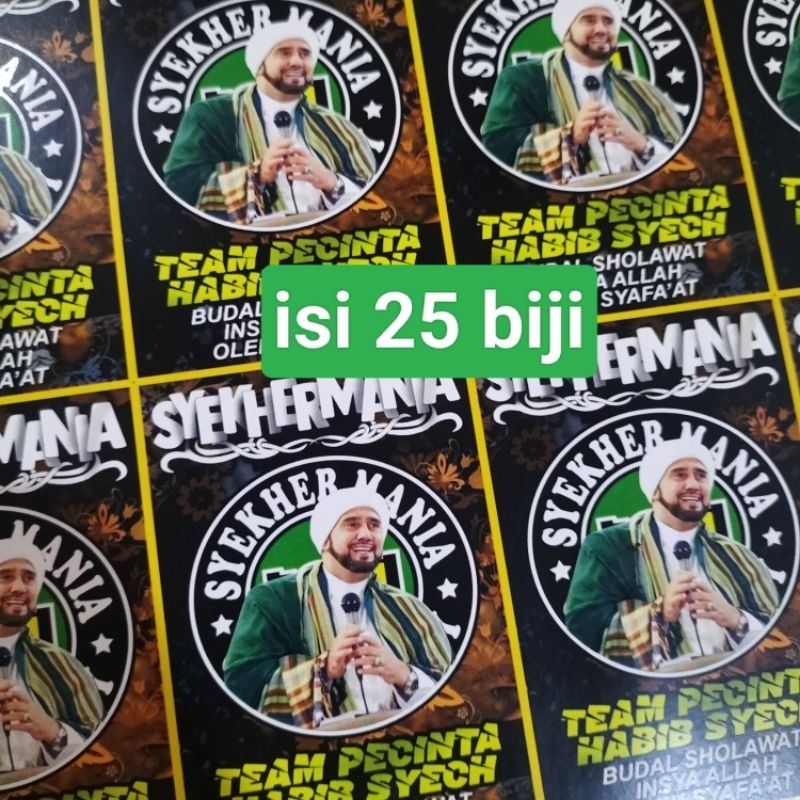 Jual STIKER SYEKHERMANIA | STIKER MAFIA SHOLAWAT | STIKER 1 LEMBAR ISI ...