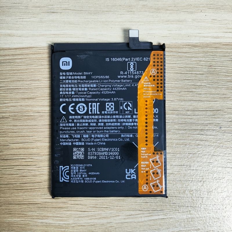 Jual Baterai Batre Battery BM4Y Poco F3 Original Copotan | Shopee Indonesia