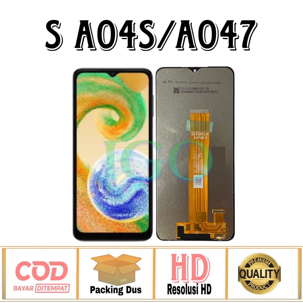Jual LCD TOUCHSCREEN SAMSUNG A04S A047 A047F / SAMSUNG A13 5G A316 FULLSET | Shopee Indonesia