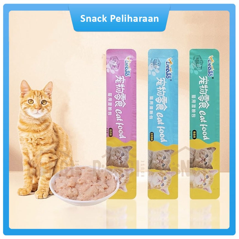 Jual LIEBAO CREAMY CAT - Makanan Snack Cemilan Kucing Adult Kitten Lie ...