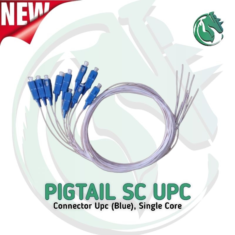 Jual Kabel Cable Pigtail SC UPC Biru Kabel Fiber Optik Optic BUKAN ...