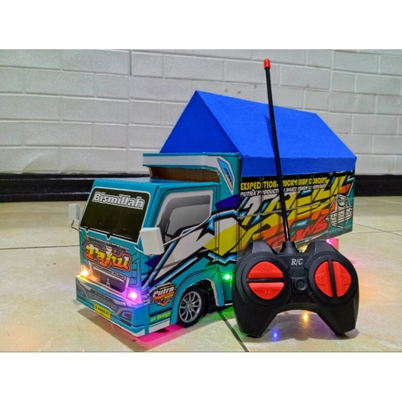 Jual miniatur truk oleng remote control untuk mainan anak-anak full ...