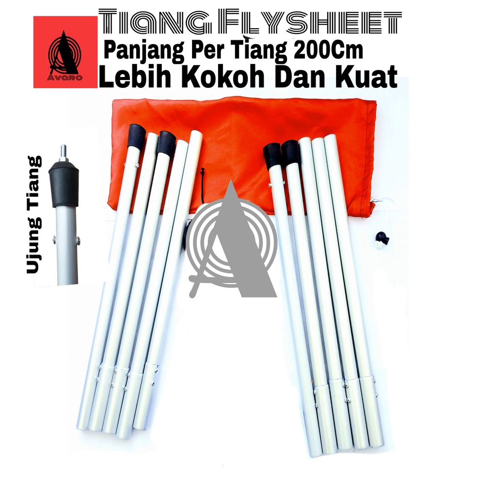 Jual AVARO Tiang Frame Flysheet Tiang Tenda Flysheet Tiang Bendera ART ...