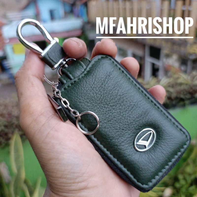 Jual dompet kunci mobil remote keyless dan STNK Daihatsu kulit asli ...