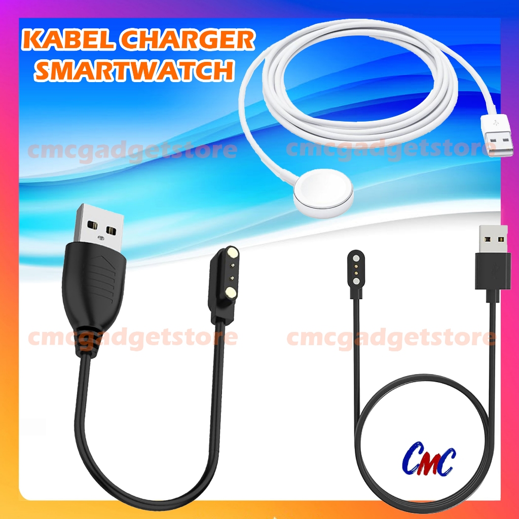 Jual Kabel Charger Smartwatch Charging Cable Magnetic Wireless | Shopee ...