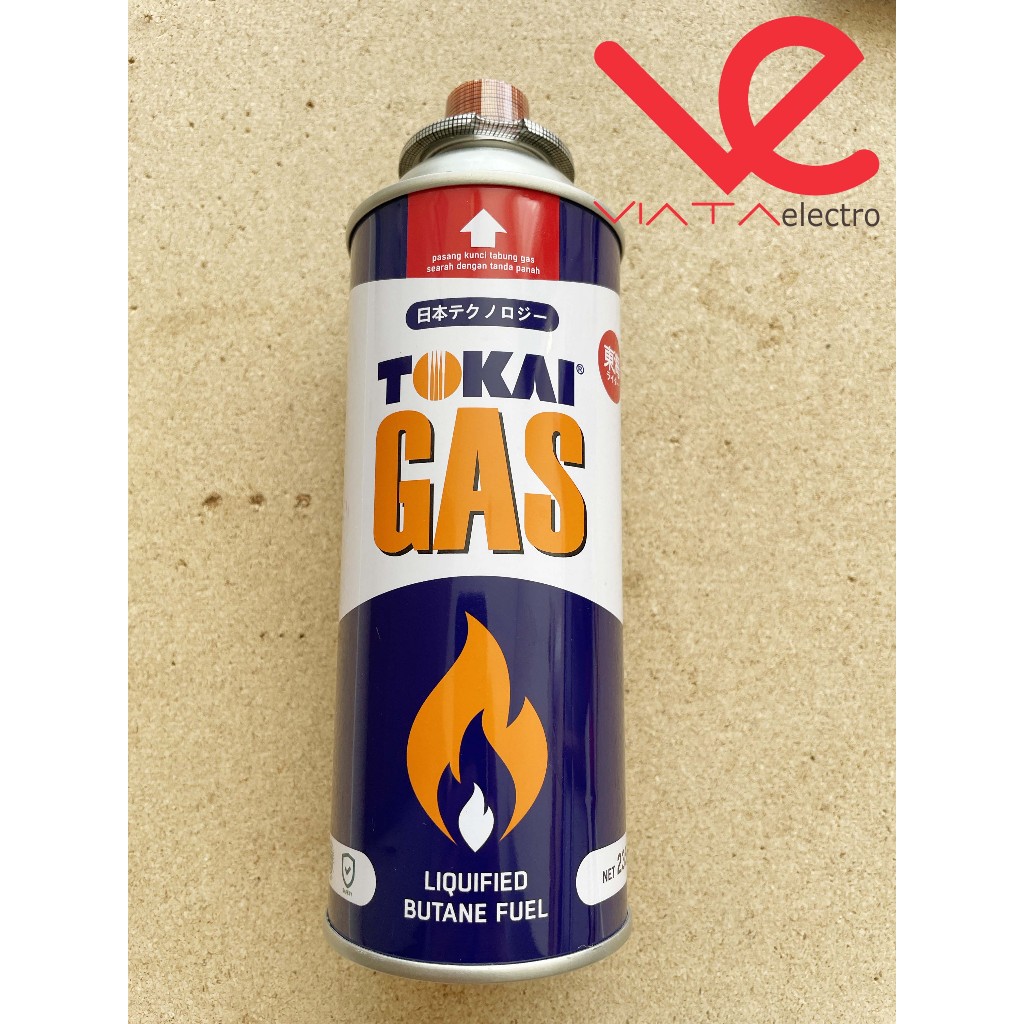 Jual TABUNG GAS KALENG TOKAI 235 gr GAS KALENG KECIL PORTABLE GAS 235gr ...