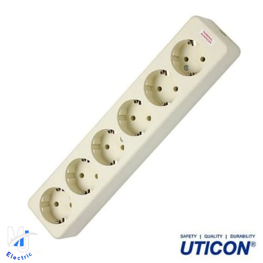 Jual Stop Kontak Uticon 1L, 2L, 3L, 4L, 5L, 6L | Shopee Indonesia