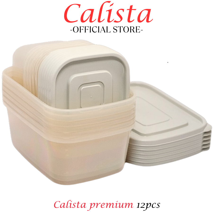 Jual [ CALISTA ] TOPLES SET PLASTIK CALISTA RUMOI PREMIUM SET ISI 12PCS ...