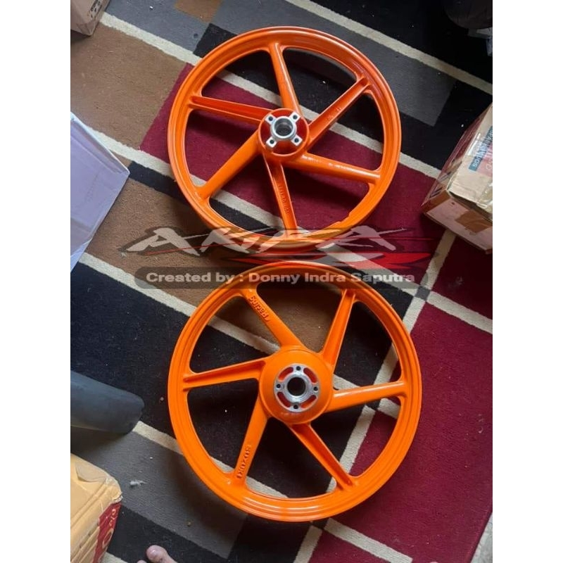 Jual Velg Daiichi Alloy Double Disc Original Suzuki Satria 2Tak 120R ...