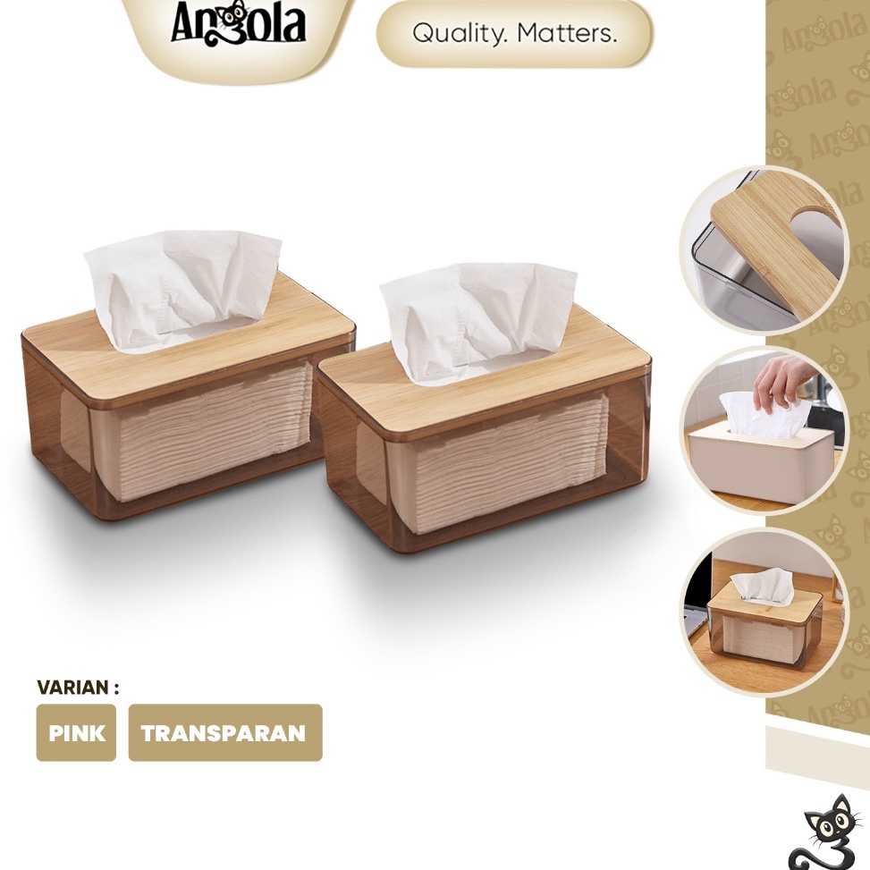 Jual Import Terlaris Angola Tissue Box Nordic Style D58 Kotak Tisu ...