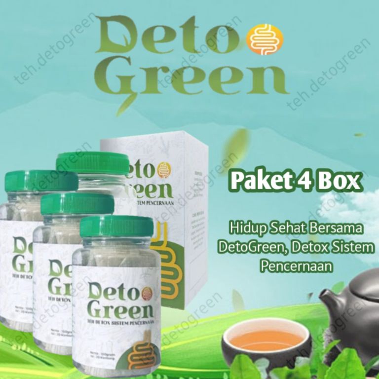 Jual Promo 33 4 Toples Detogreen Teh Herbal Detox Membantu Atasi ...