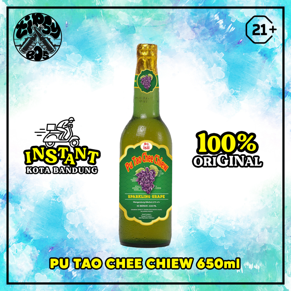 Jual Pu Tao Chee Chiew Sparkling Grape 650ml - Tipsybos | Shopee Indonesia