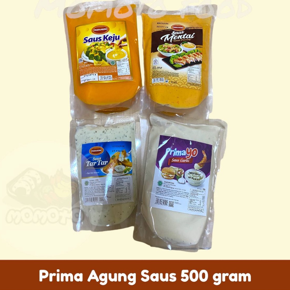 Jual Fresh Prima Agung Saus Mentai Keju Tartar Garlic Mayo Saos Instant ...