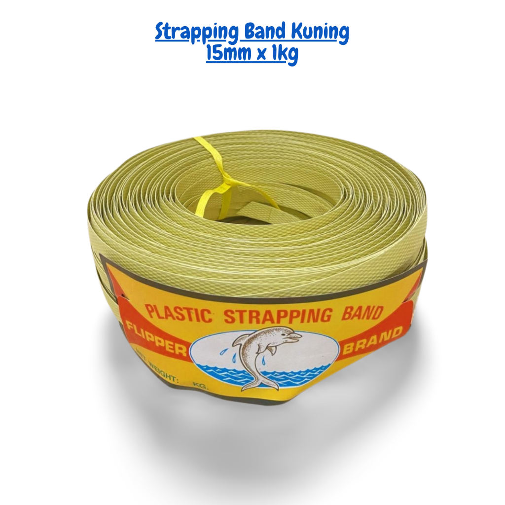 Jual Tali Strapping Band/Tali Packing/Tali Klem 15mm x 1KG | Shopee ...