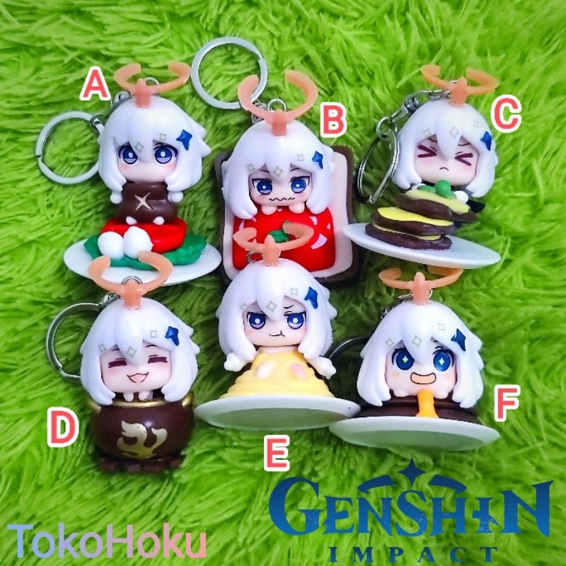 Jual Gantungan Kunci Paimon Genshin Impact Action Figure Game Keychain ...