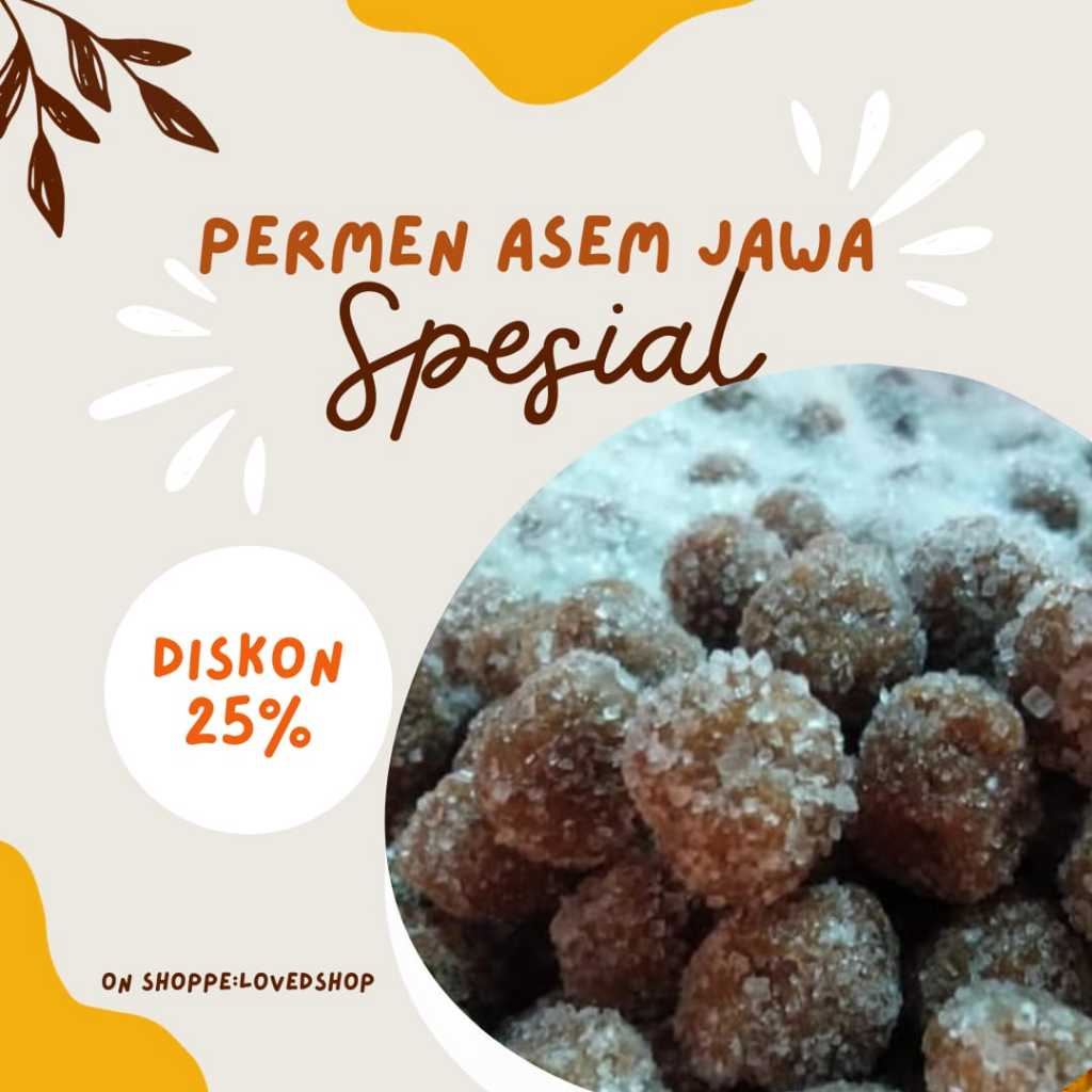 Jual Permen asem jawa asli jadul asem seger kemasan ekonomis travelpack ...