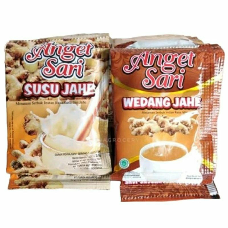 Jual Anget Sari Susu/Wedang Jahe 1 Renteng isi 10 Sachet | Shopee Indonesia