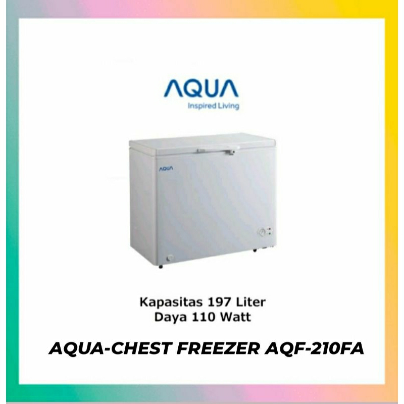 Jual CHEST FREEZER AQUA AQF 210FA/BOX FREEZER AQUA AQF 210FA/BOX FREZER ...