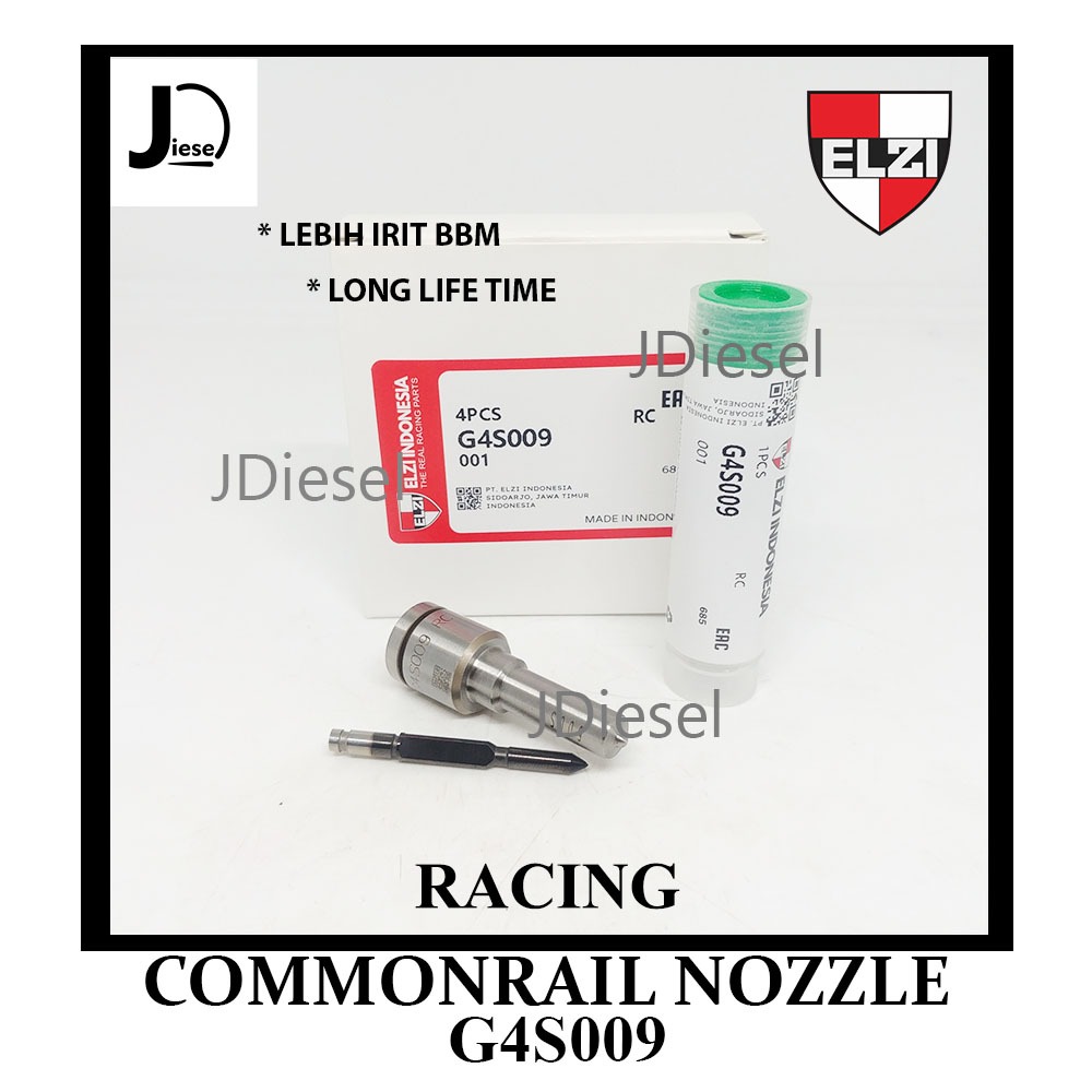 Jual Racing Elzi Common Rail Nozzle Injector Toyota Hilux 2GD G4S009 ...