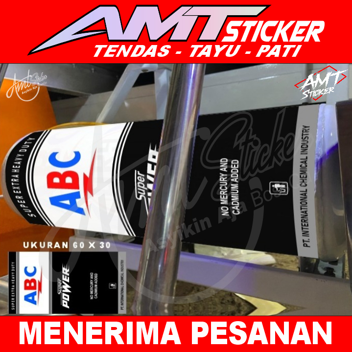 Jual Stiker Tanki Angin Truk Ukuran 60x30 cm - Bisa Custom/Request ...